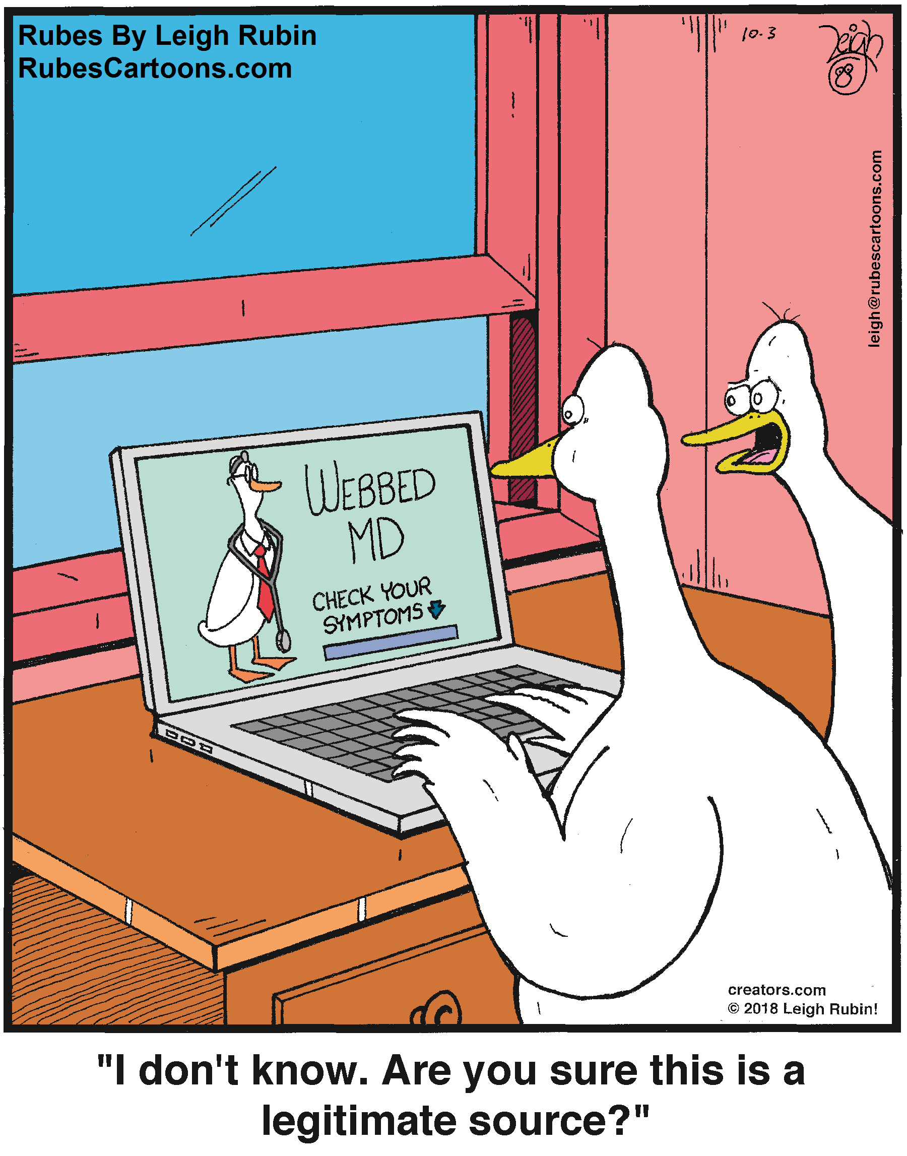 Rubes Cartoon: Health – User Experience